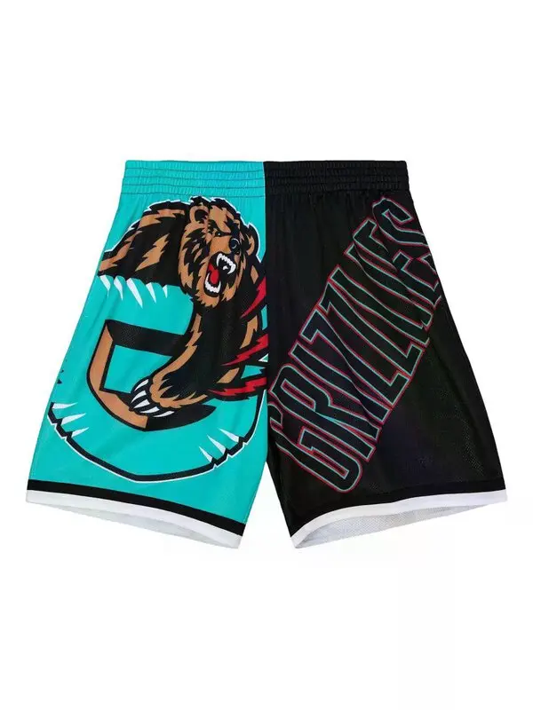 Mitchell & Ness Vancouver Grizzlies Big Face 5.0 Shorts - Blue