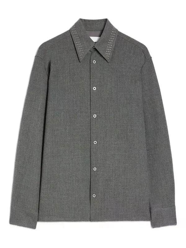 JIL SANDER Wool Shirt - Grey