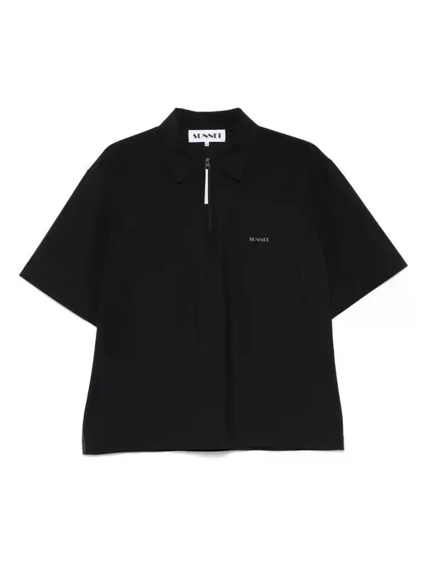 Sunnei Logo-print Polo Shirt
