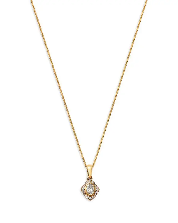 Bloomingdale'S Diamond Pendant Necklace - Gold