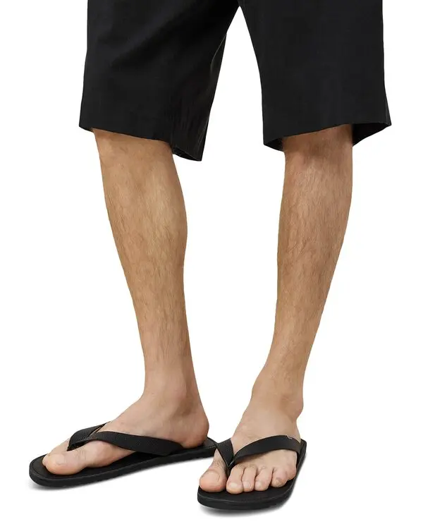 ALLSAINTS Sydney Leather Flip Sandals