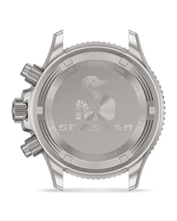 TISSOT Seastar 1000 Quartz Chronograph Watch, 38mm - Black/silver
