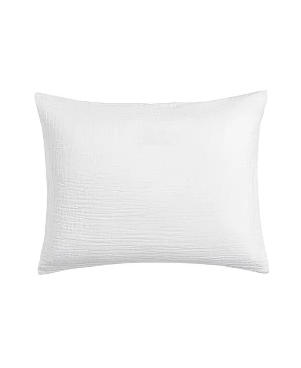 DOMANI HOME Gauze Boudoir Sham, Crib - White Gauze