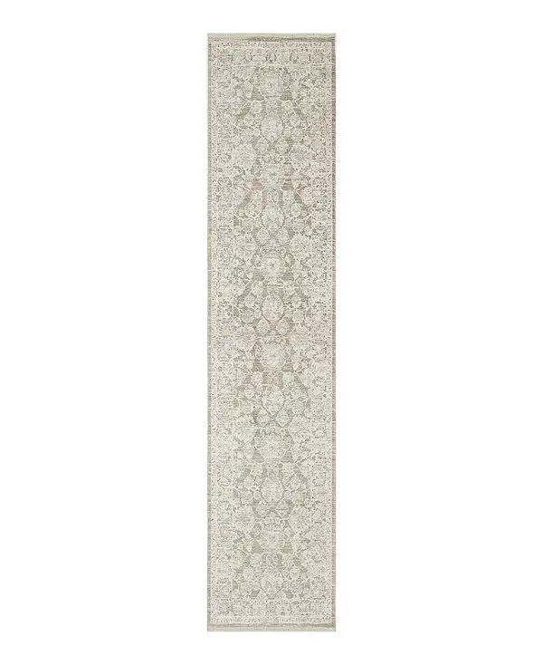 NOURISON HOME Shadows Shw03 Runner Area Rug, 2'2 X 12 - Ivory/moc