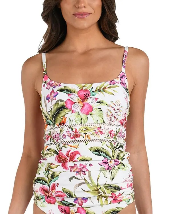 La Blanca Polynesian Tankini Top - Multi