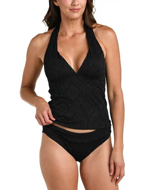 La Blanca Mantra Halter Goddess Tankini Top