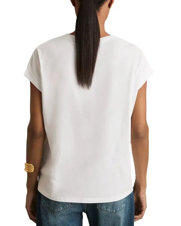 REISS Crewneck T-shirt - White