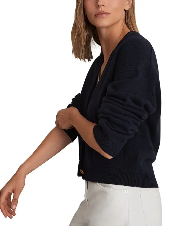 REISS Button-front Cardigan