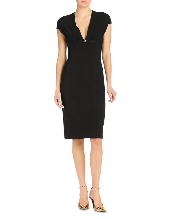 Versace Plunging Neck Dress