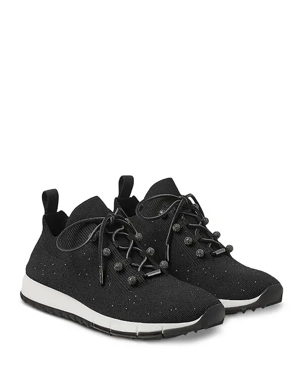JIMMY CHOO Veles Sneakers - Black