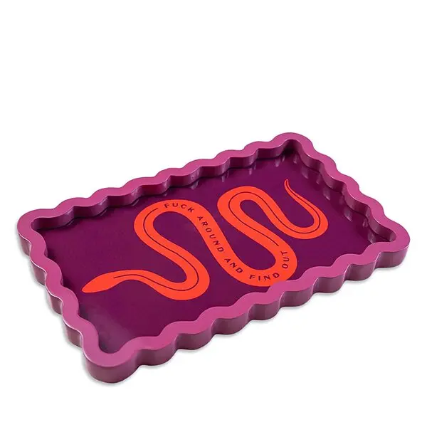 FURBISH Fafo Snake Tray - Dark Pink