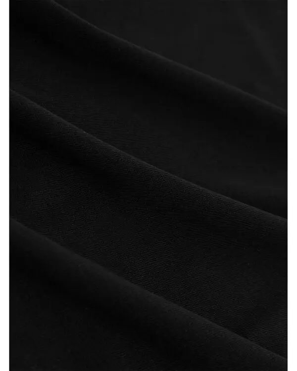 REISS Luna V-neck Tee - Black