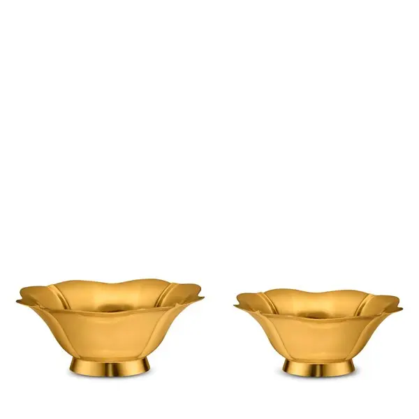 Aerin Olivia Taper Candleholders, Set Of 2 - Brass