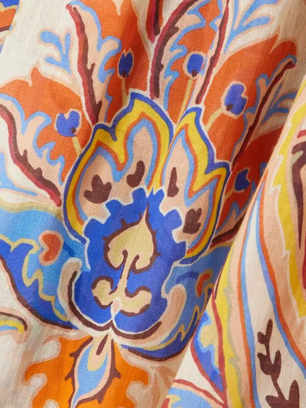 Etro Paisley-print Cotton-voile Blouse