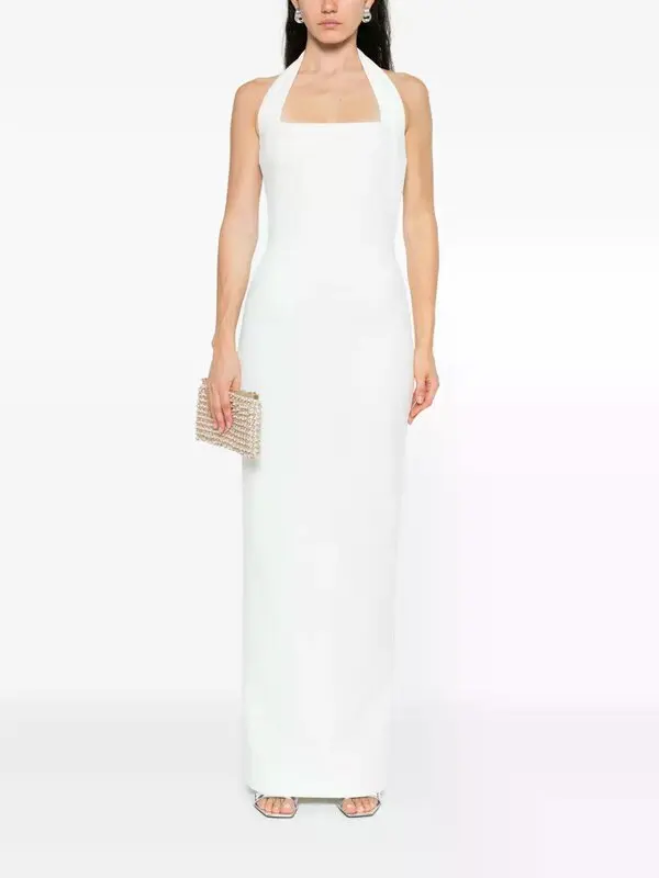 Solace London Sleeveless Halterneck Dress