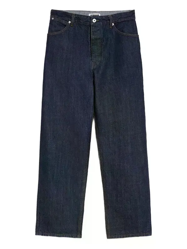 JIL SANDER Logo-patch Jeans - Blue
