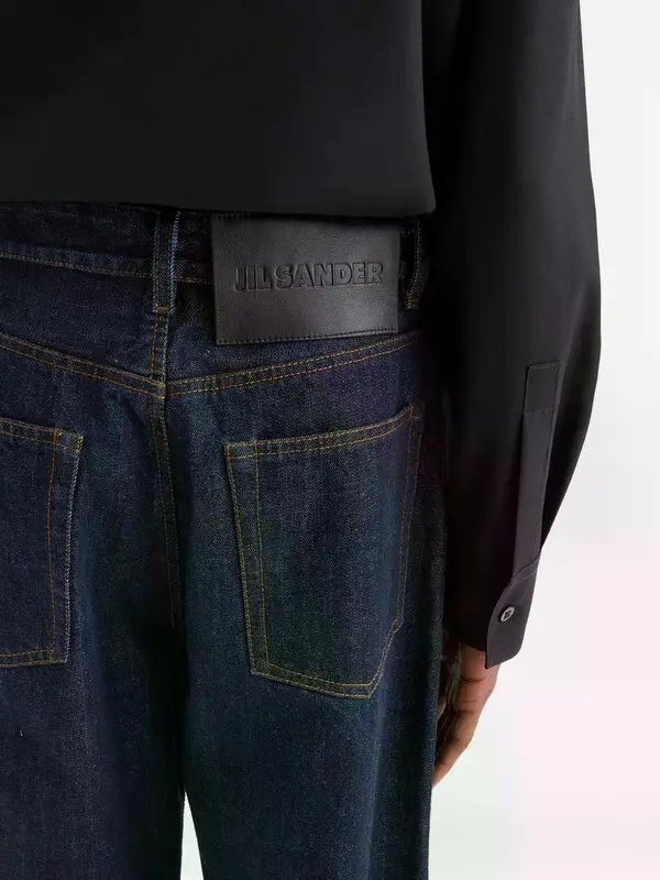 JIL SANDER Logo-patch Jeans - Blue