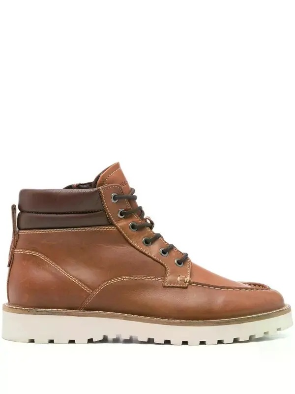 Marc O'polo Leather Lace-up Boots