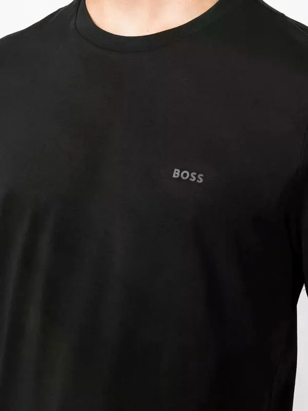 BOSS Logo-print T-shirt - Black