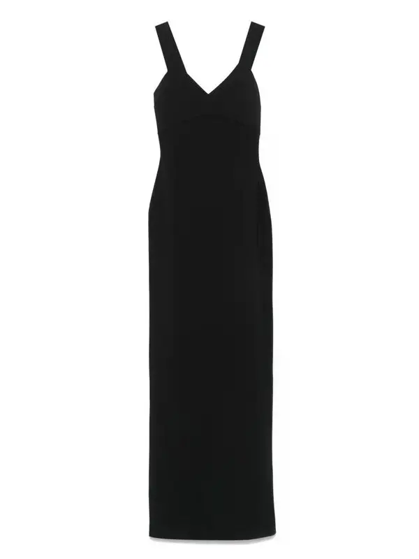 Solace London V-neck Dress - Black