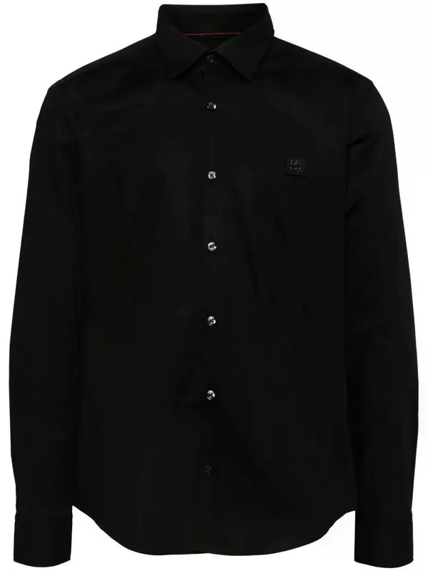 Hugo Logo Patch Slim Fit Shirt