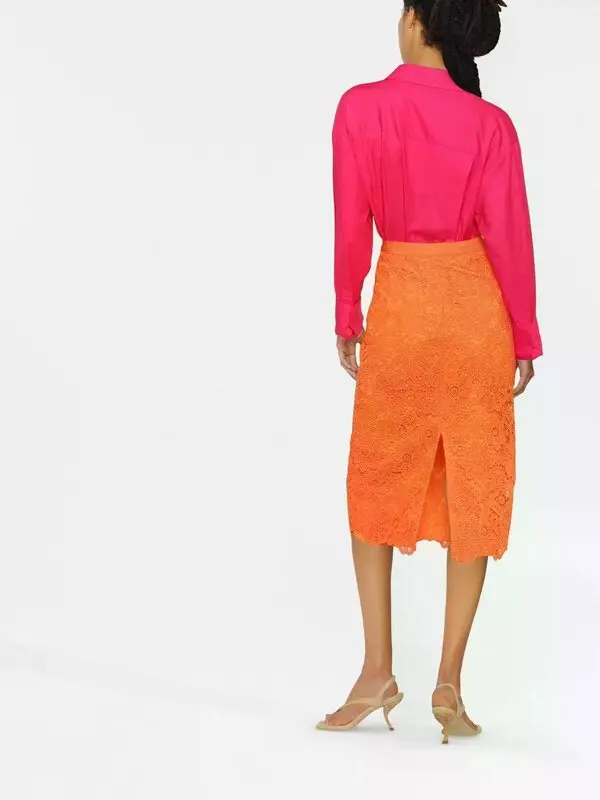 SELF-PORTRAIT Lace Pencil Skirt
