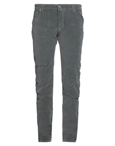 JACOB COHЁN Corduroy Slim Fit Pants - Grey