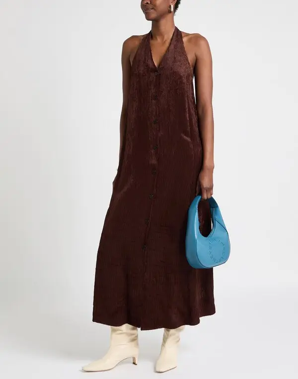 ALYSI Maxi Dress Chocolate Viscose