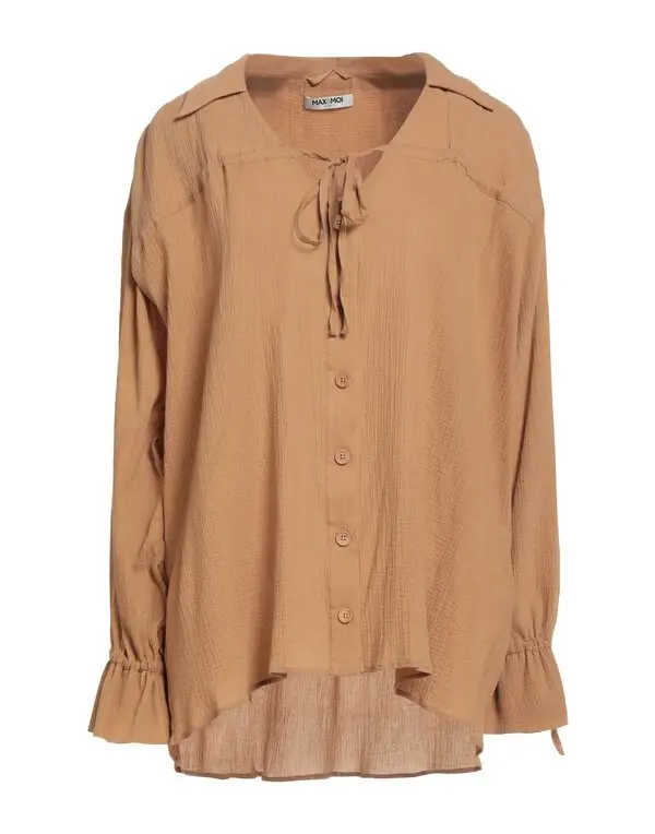 Max & Moi Woven Crinkled Embellished Shirt