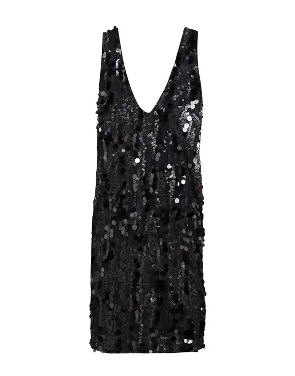 Alpha Studio Mini Sequined Dress - Black