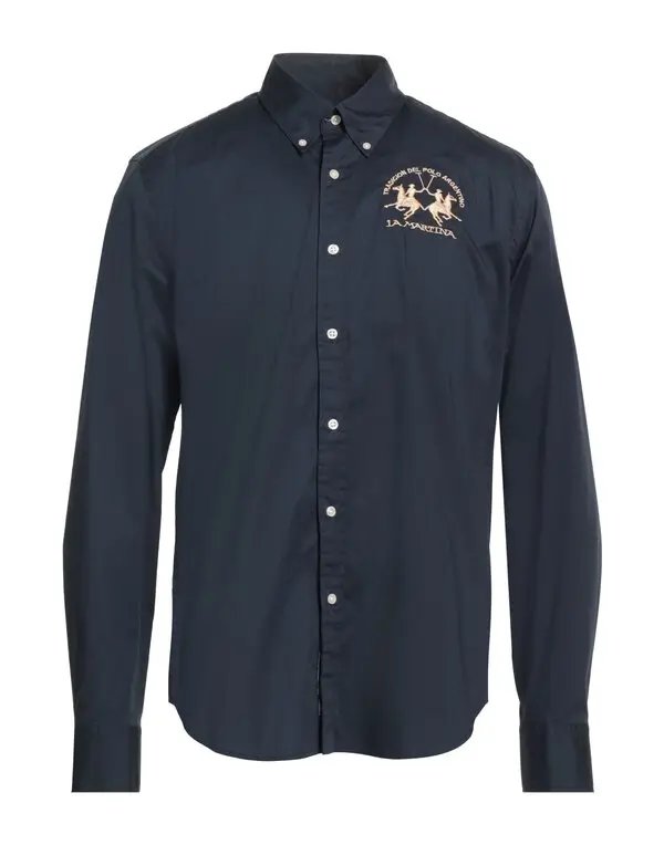 LA MARTINA Shirt Size Cotton, Elastane