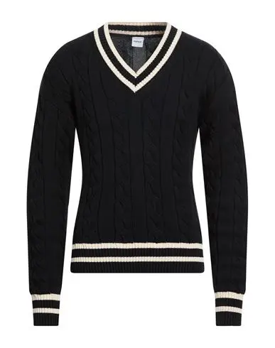Aspesi Cotton V-neck Sweater - Black