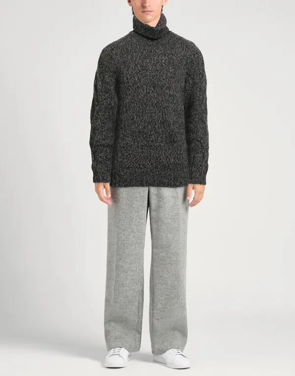 Alpha Studio Turtleneck Knit Top - Black