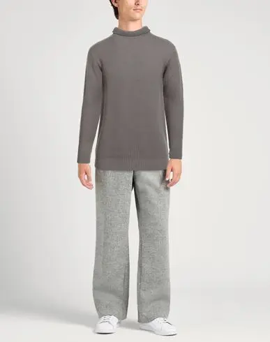 Barena Venezia Wool Turtleneck With Thumbhole Cuffs - Grey