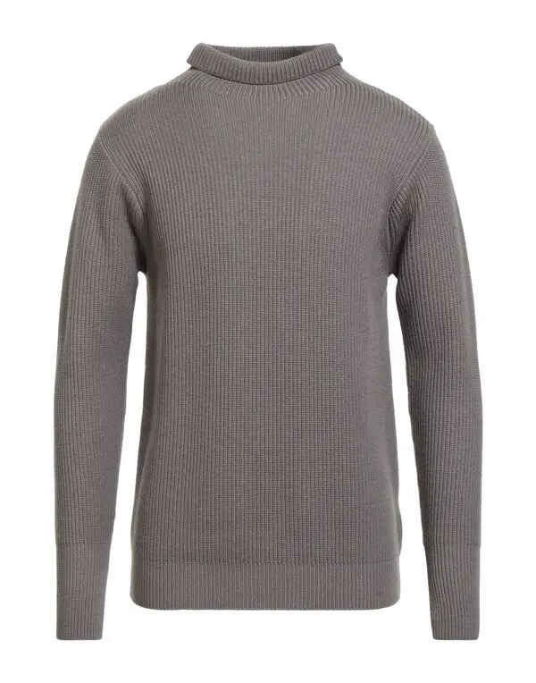 Barena Venezia Wool Turtleneck With Thumbhole Cuffs - Grey