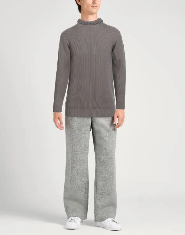 Barena Venezia Wool Turtleneck With Thumbhole Cuffs - Grey