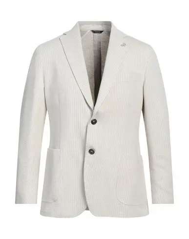 TOMBOLINI Blazer Ivory Size Cotton, Linen, Elastane - White