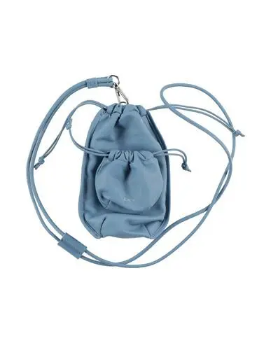 ELAOW Leather Pouch With Detachable Strap - Blue