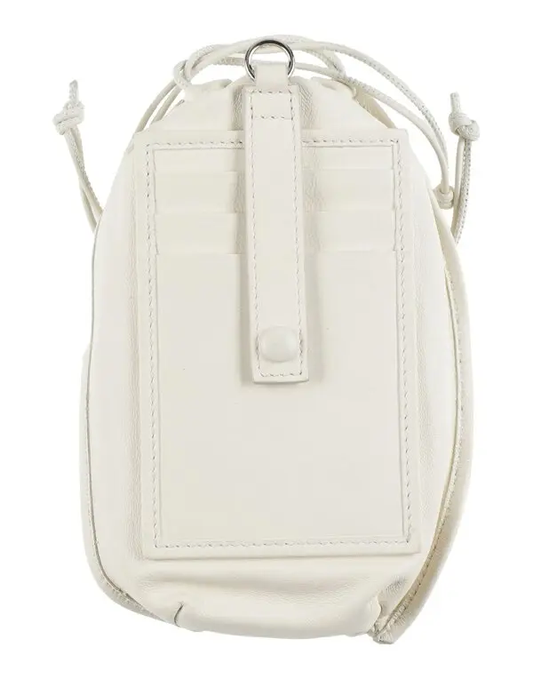 ELAOW Leather Pouch With Detachable Strap - Ivory