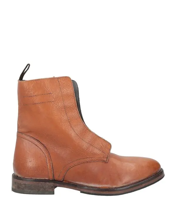 Moma Leather Ankle Boots - Brown