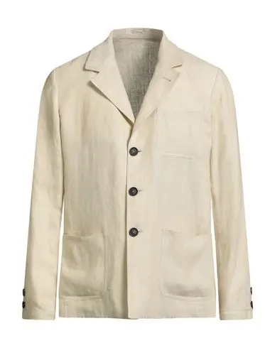 Massimo Alba Blazer Cream Size Linen