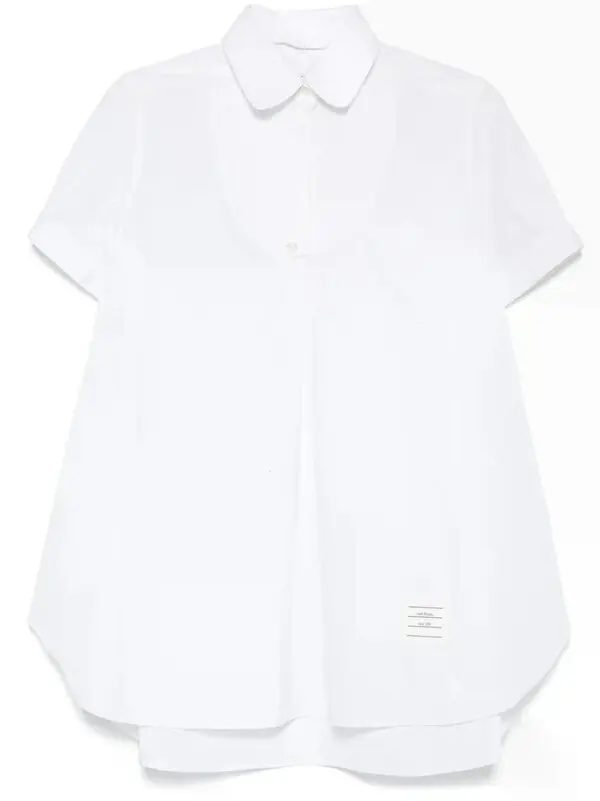 Thom Browne Bib-detail Poplin Tunic