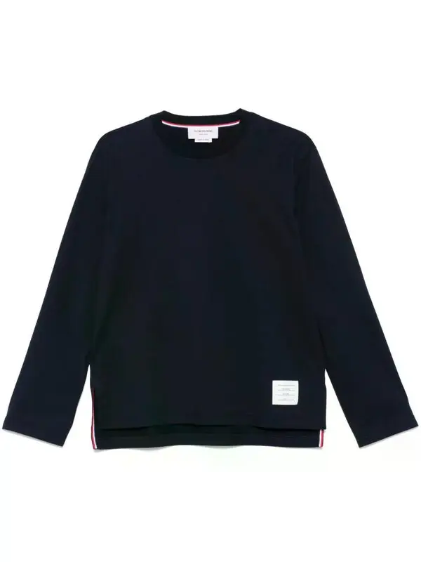 Thom Browne Cotton T-shirt - Blue