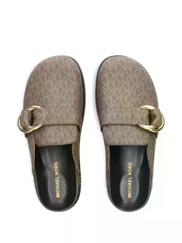 Michael Kors Jaden Monogram Mules