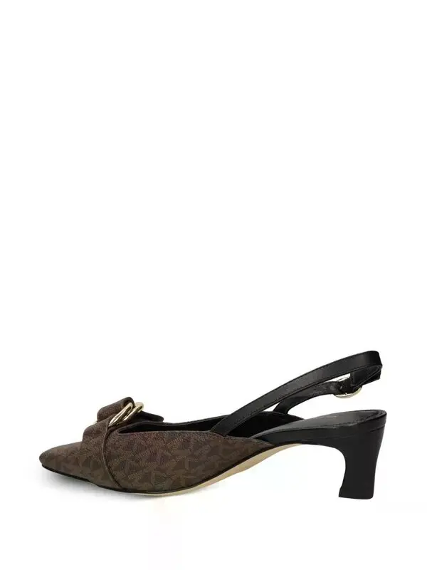 Michael Kors Jaden Slingback Kitten-heel Pumps