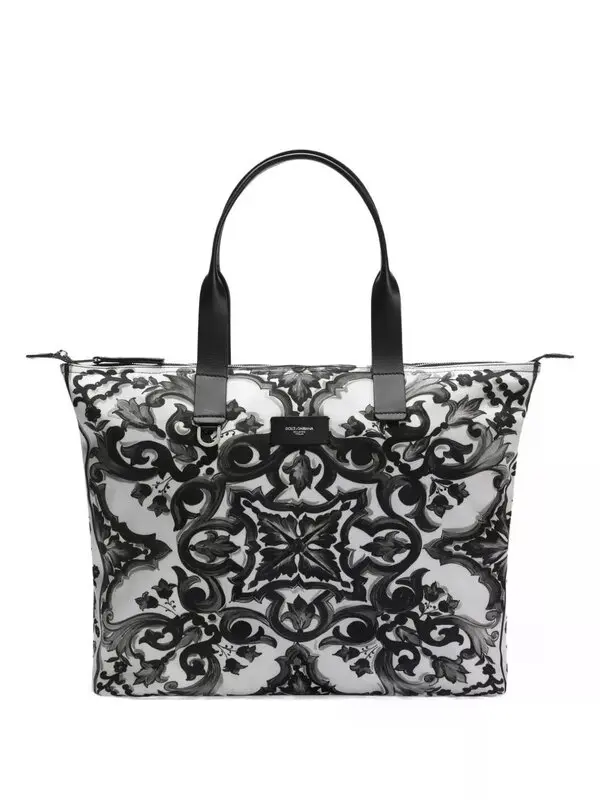 Dolce & Gabbana Graphic-print Tote Bag - Black