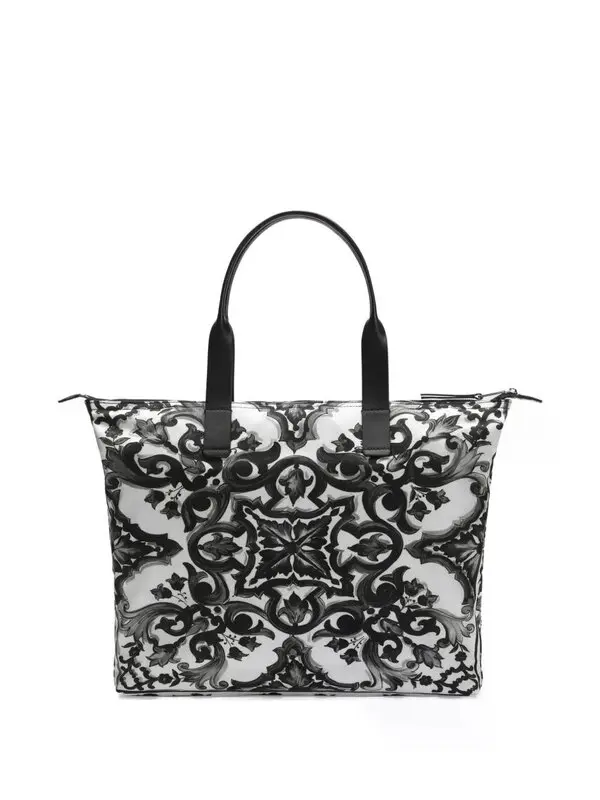 Dolce & Gabbana Graphic-print Tote Bag - Black