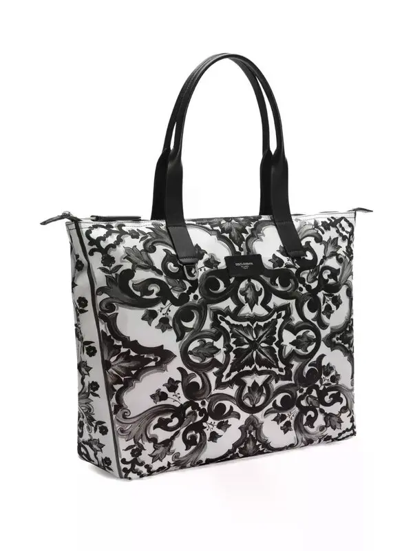 Dolce & Gabbana Graphic-print Tote Bag - Black