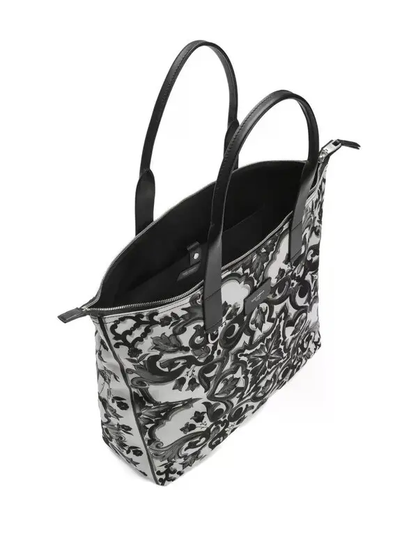 Dolce & Gabbana Graphic-print Tote Bag - Black