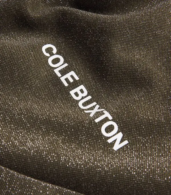 COLE BUXTON Metallic Glitter Track Jacket